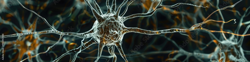 Pyramidal Cells Dendrites in Cerebral Cortex Stained with Golgi Silver ...