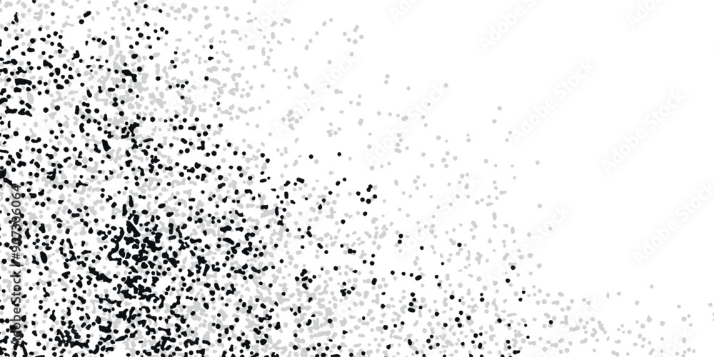 Smooth gradient transition of grains. Noisy pattern similar to ink ...