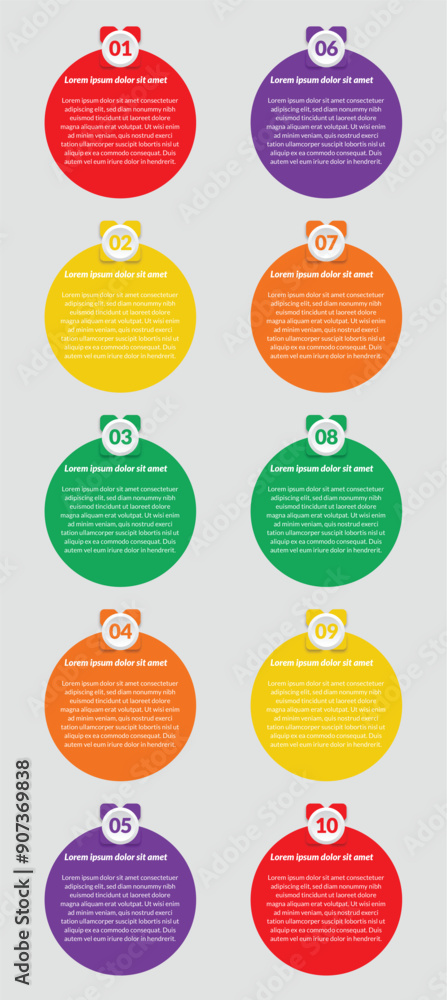 infographic and comparison template design concept for business ...