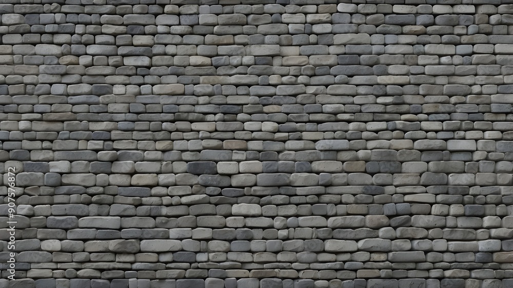 continuous gray cobblestone wall or road backdrop texture wallpaper for ...