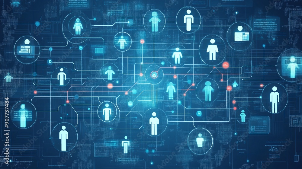 Business Process And Workflow Automation With Flowchart Organization Chart With Hierarchy