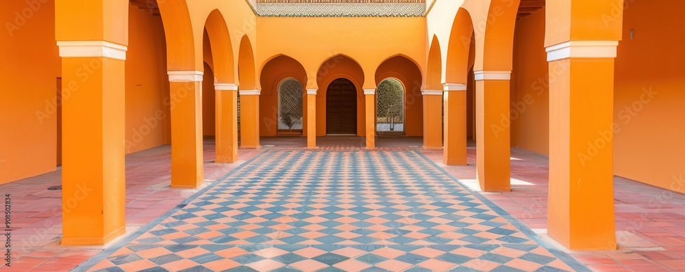 Moorish Revival architecture, horseshoe arches, focus on, exotic ...