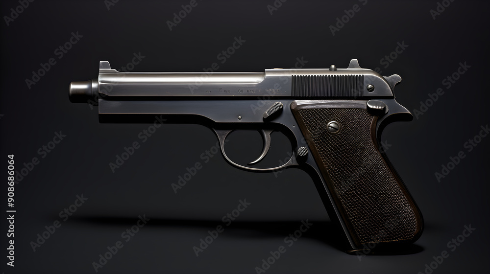 Historic FN Model 1900 Semi-Automatic Pistol: A Depiction of Classic ...