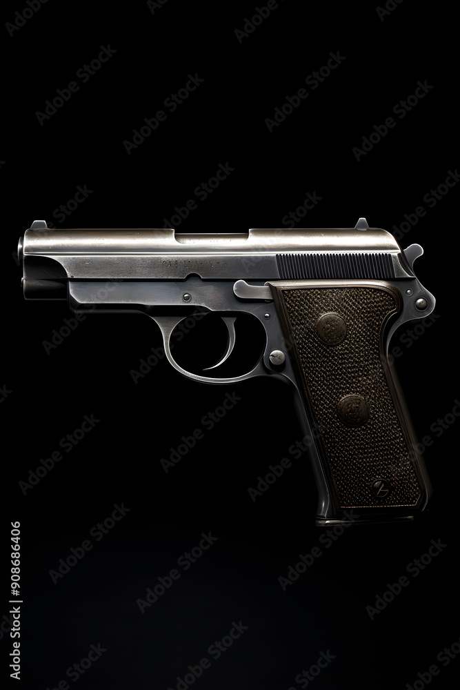 Foto de Stock Historic FN Model 1900 Semi-Automatic Pistol: A Depiction ...