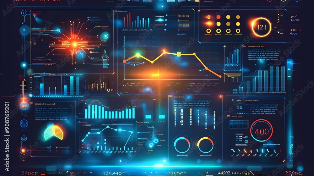 Cutting Edge Digital Transformation Dashboard for Small Businesses Comprehensive Data ...
