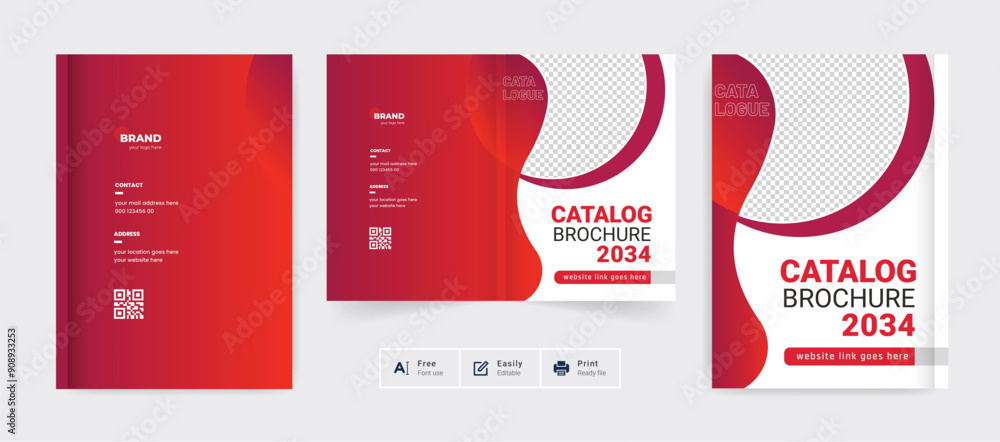 Product catalog cover page design for your business professional ...