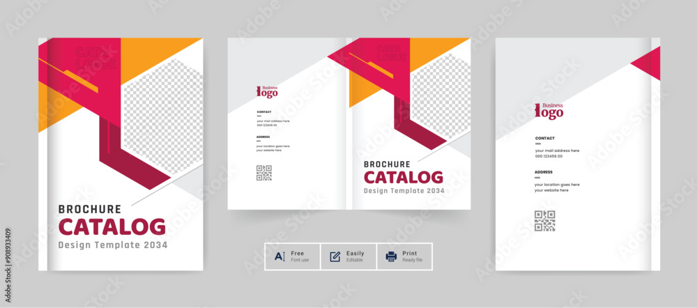 Product catalog cover page design for your business professional ...