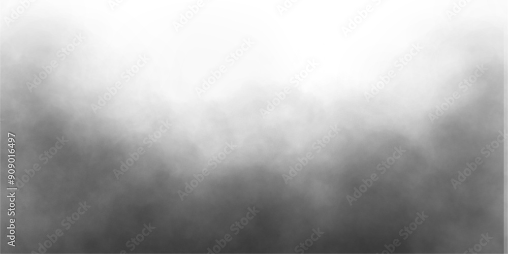 Misty smoke fog texture overlays. Ethereal design element with isolated ...
