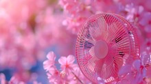 Pink Fan Flowers In Bloom Free Stock Photo - Public Domain Pictures