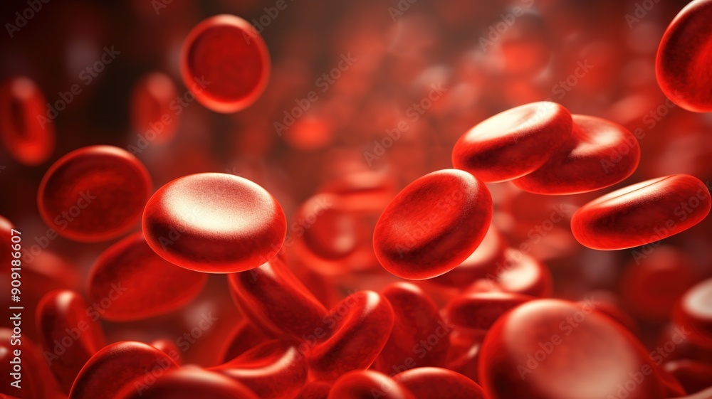 Ilustración de Stock List the three main types of blood cells: red ...