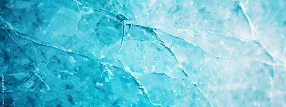Abstract blue ice texture background. Winter and New Year backdrop for ...