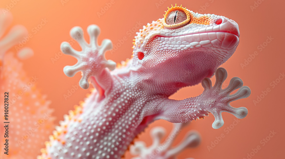 Explore the intricate microstructures and setae of a gecko's foot pad ...