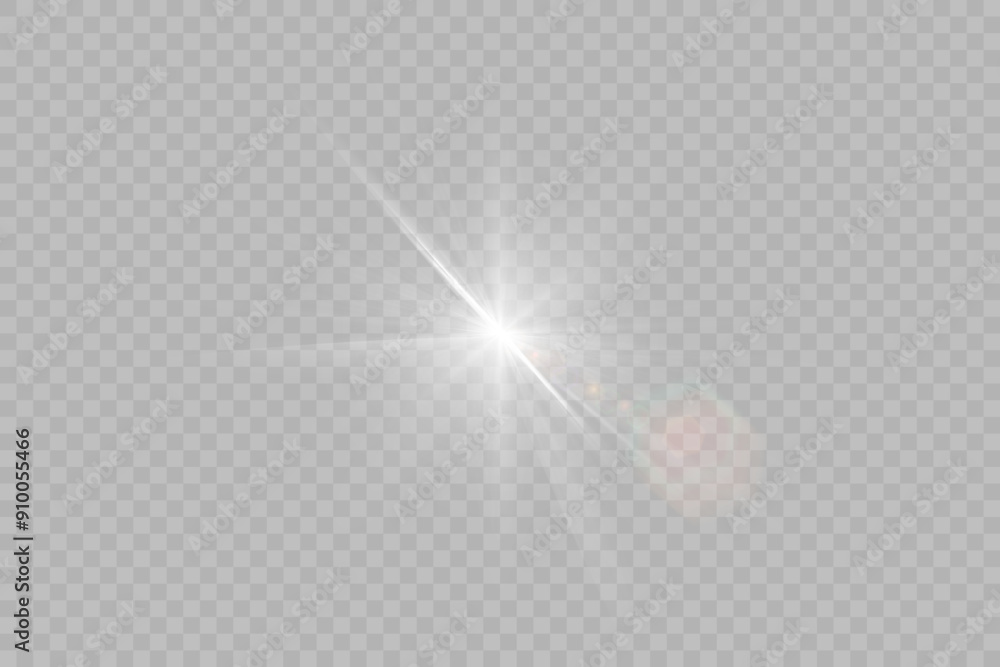 Sun flare light special lens flare light effect. Special effect flash ...