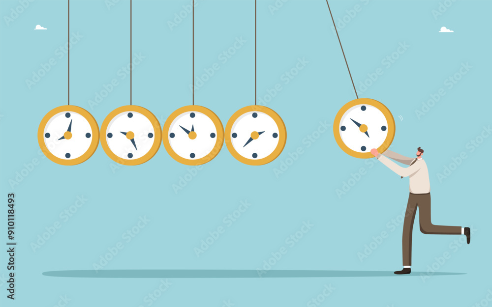 Managing work time and planning working day, observing calendar ...