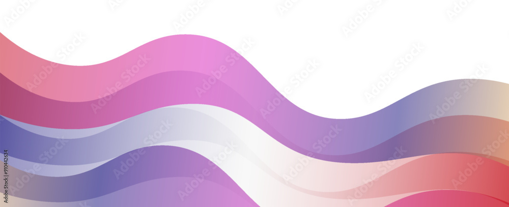 Vector orange line background curve element with white space for text and message design ...