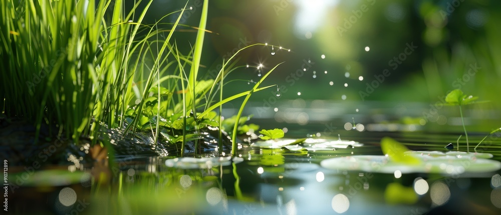 Detailed Step-by-Step Visual Guide to Planting Grass Near Pond ...