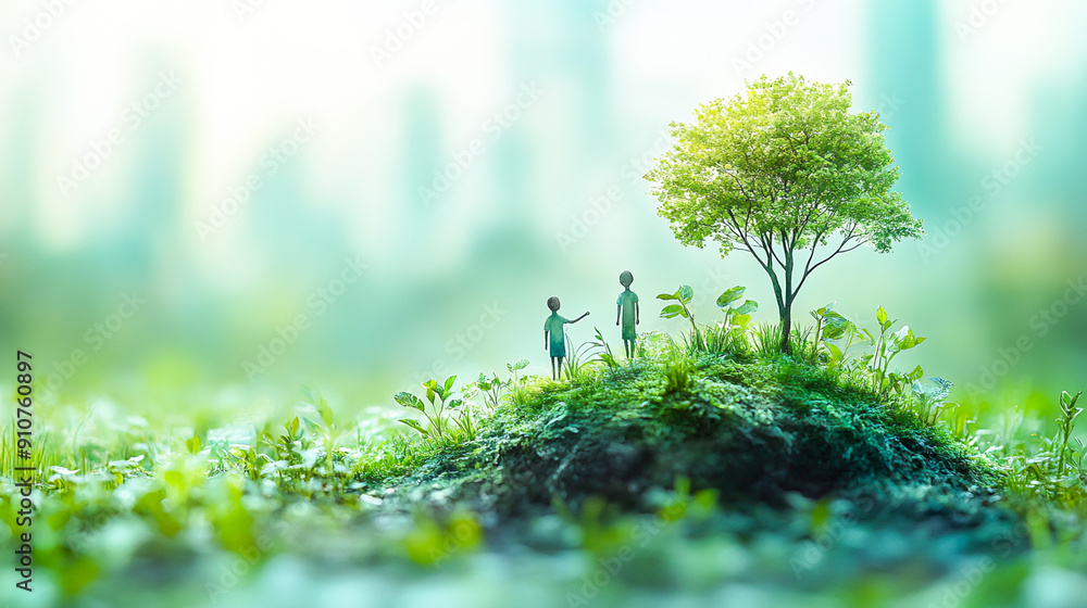 The Beauty of World Environment Day: Watercolor Illustration for ...