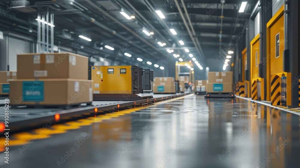 The automation of loading docks with AI-powered logistics management ...