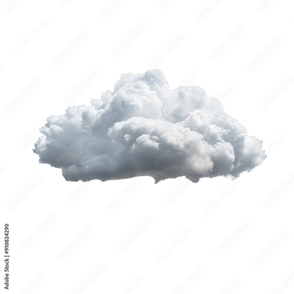 Cloud on transparent background, cloud png, cloud clipart cutout Stock ...
