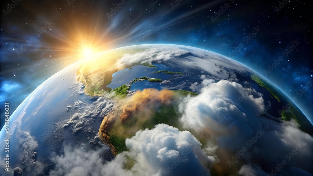 Global Gas Emissions: A 3D Visualization of Earth's Atmosphere AI ...
