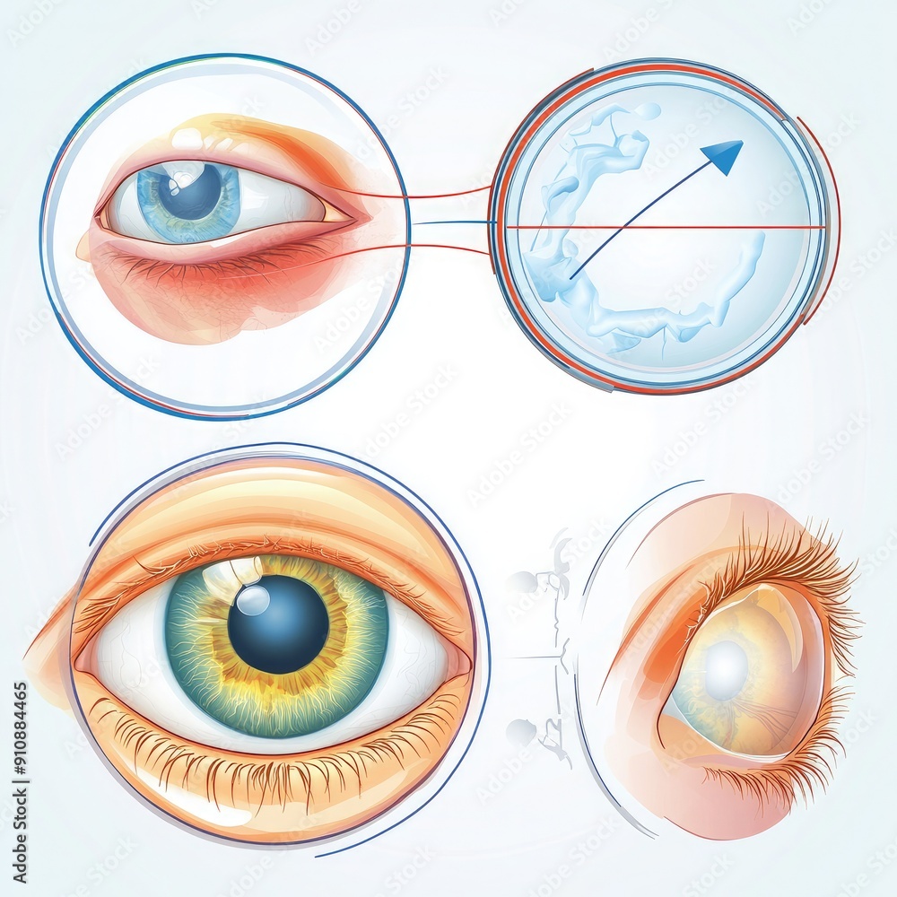Visual representation of cataract types and stages by an ...