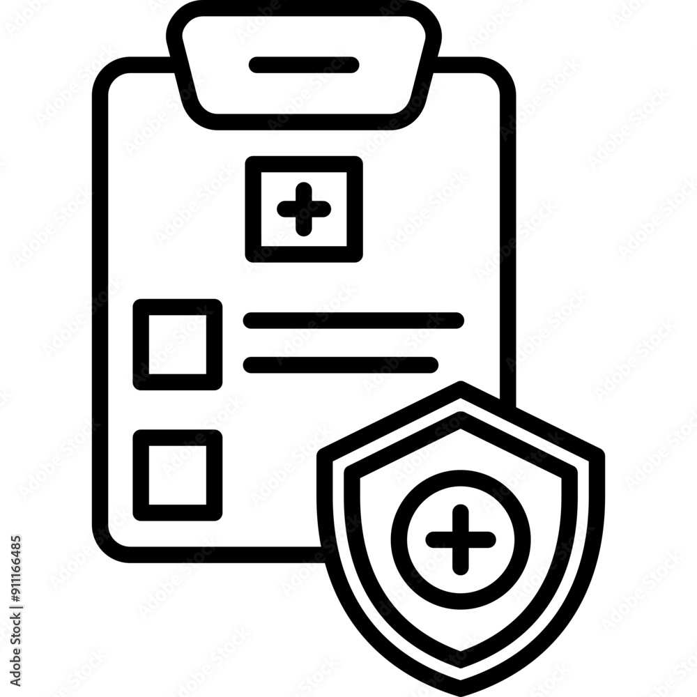 Patient Care Plan Icon Stock Vector | Adobe Stock