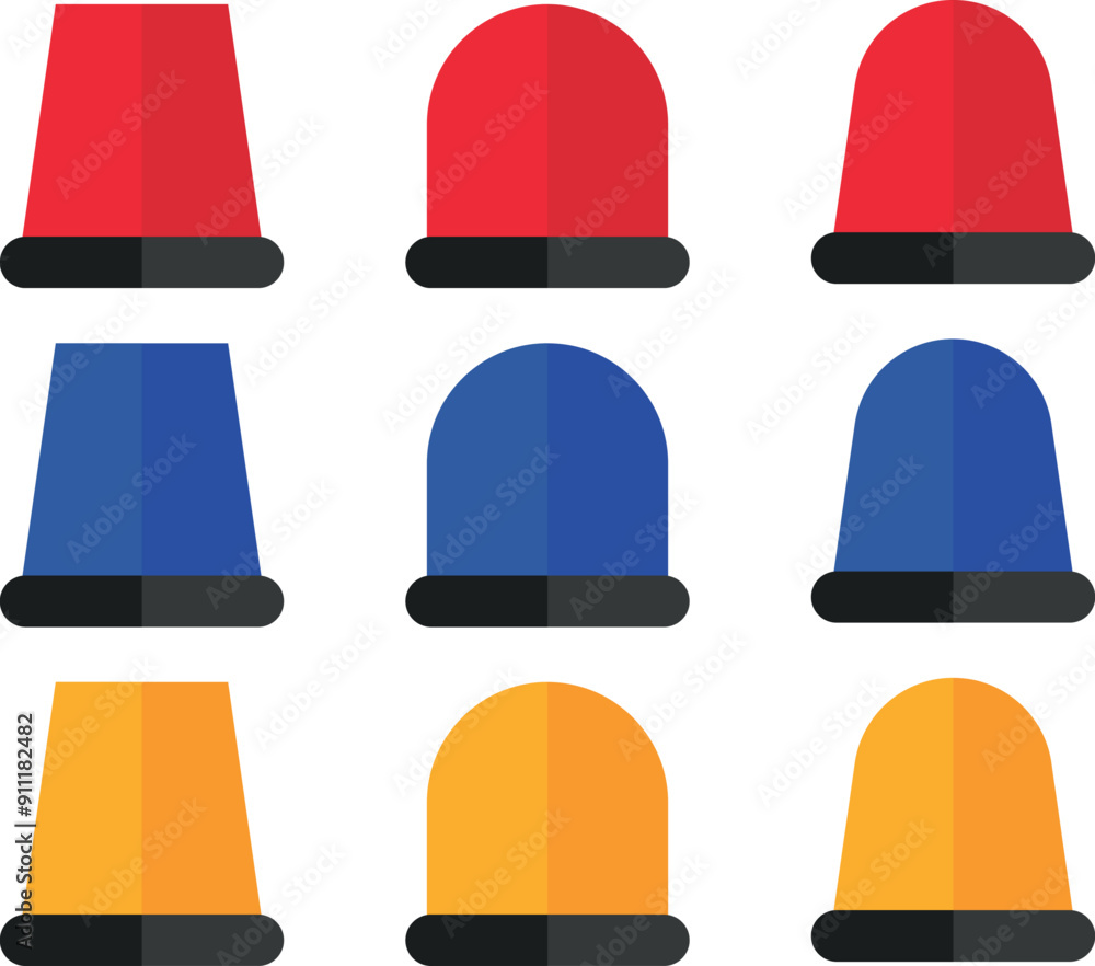 Emergency siren torch set for police, ambulance and alarms with ...