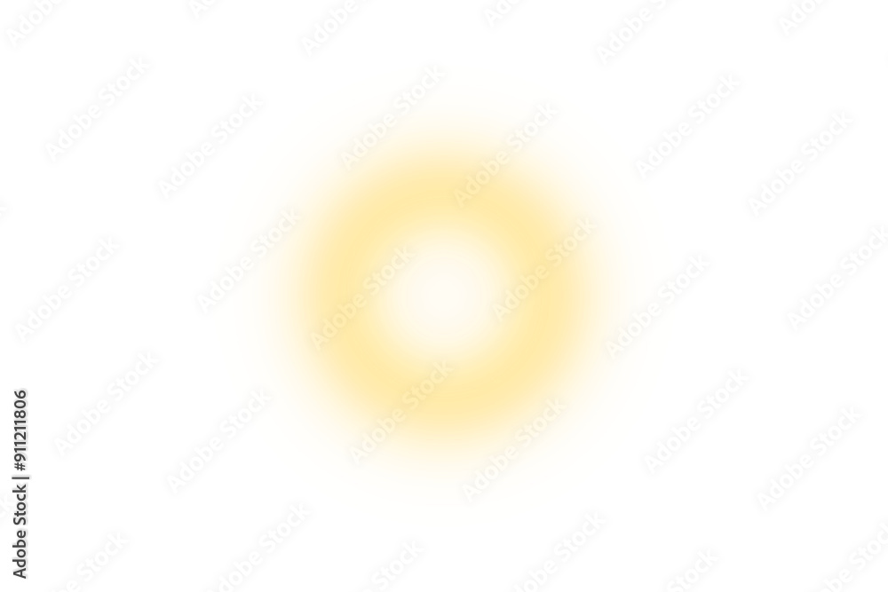 Gold glow starlight isolated on transparent background. Light gradient ...