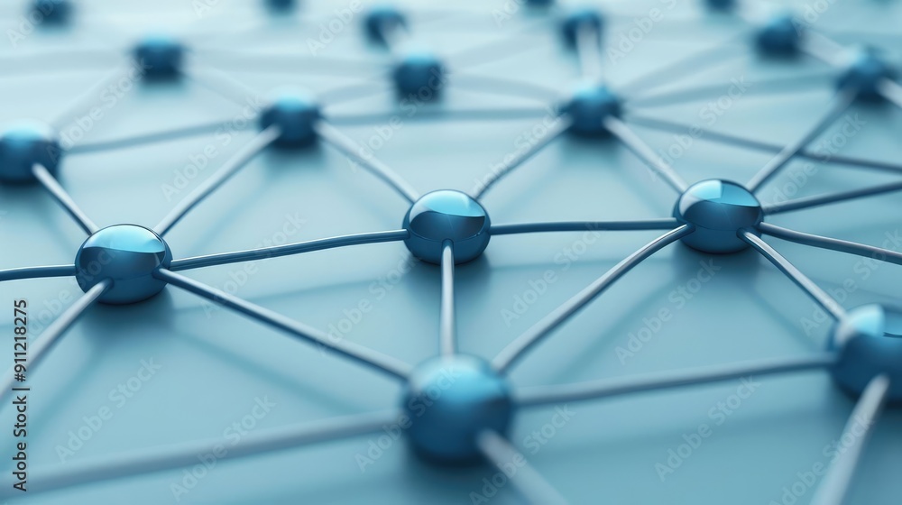 LAN network map showing nodes and connections, clear visual ...