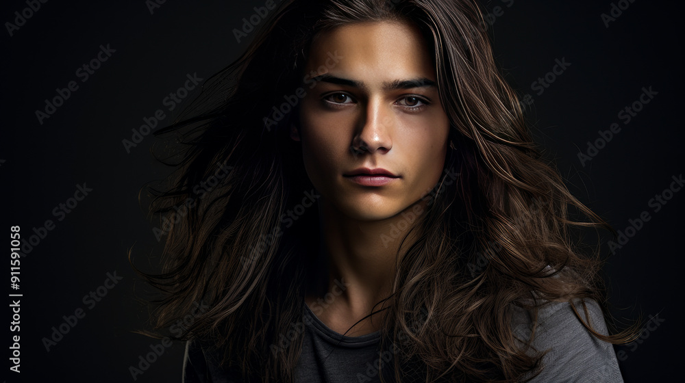 Happy cheerful young latino generation z. Smiling ethnic cool ...
