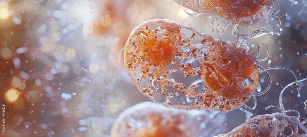 Detailed Microscopic Human Embryo at Morula Stage Highlighting Cell ...