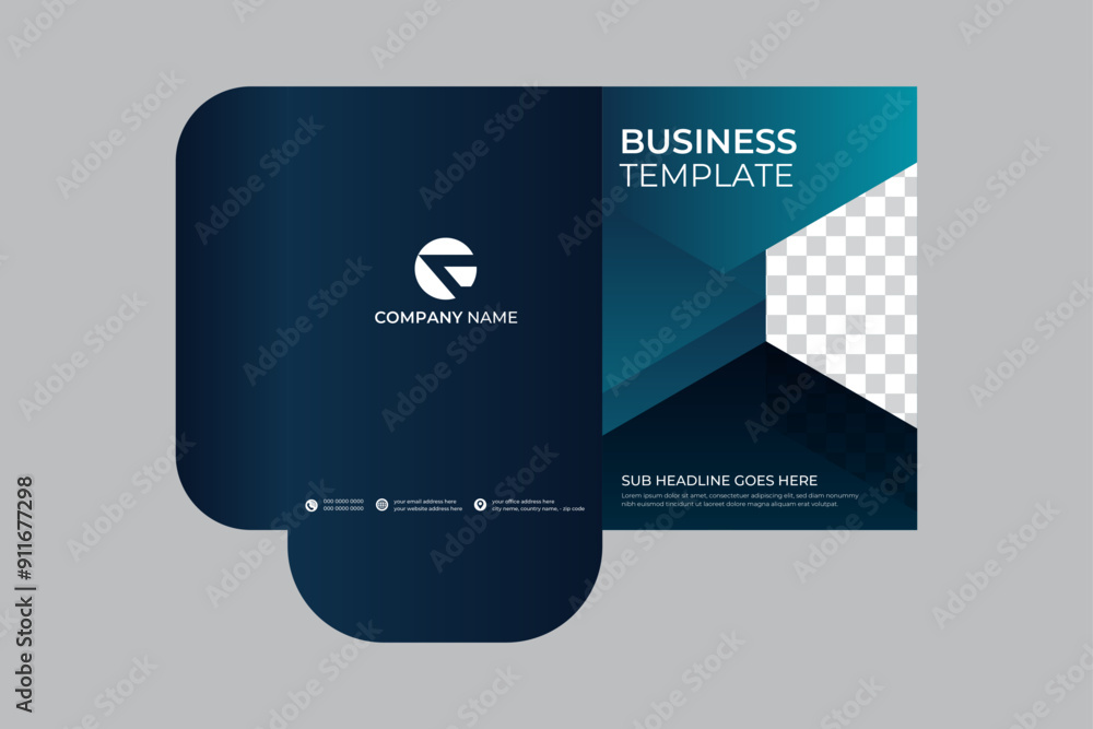 Professional creative corporate presentation document folders for your ...