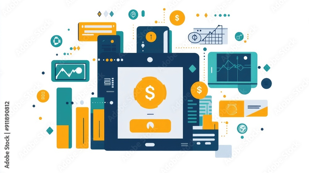 Innovative fintech solutions and mobile banking technologies featured ...