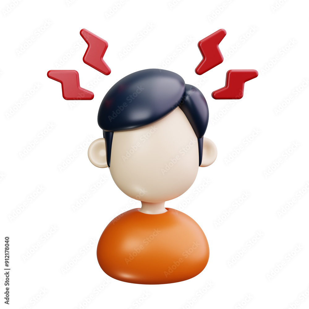 tired 3d render icons Stock Illustration | Adobe Stock
