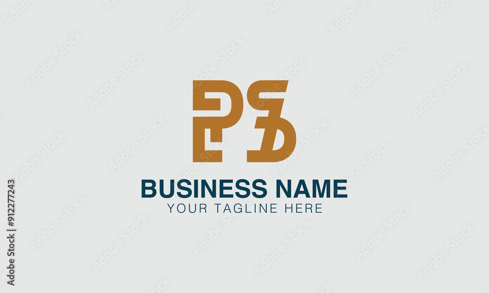 PS P ps initial logo | initial based abstract modern minimal creative ...
