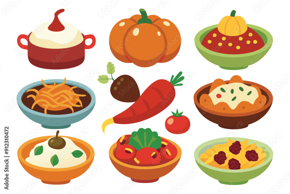 Cacciatore Color Line Art Radiating Creative Flair with Colorful Designs Stock Vector | Adobe Stock