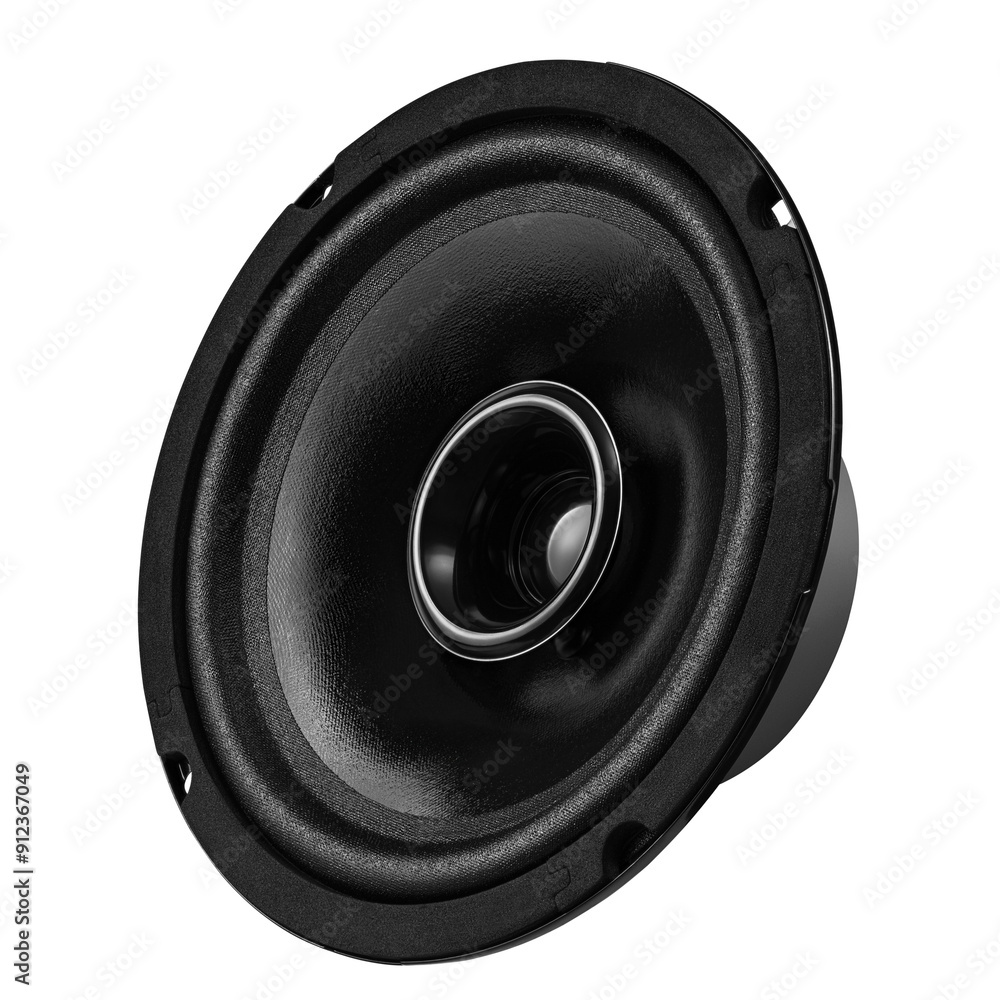 Design and features of car acoustic system subwoofer and speakers ...