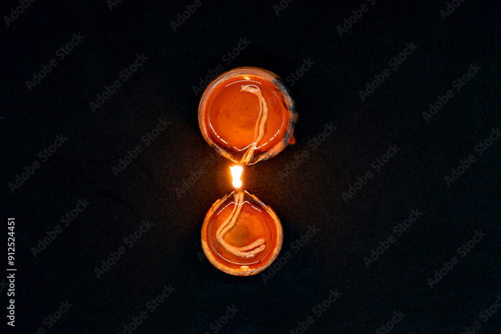 Diwali Celebration and Deepavali Tihar Hindu Festival with Diya Lamp ...