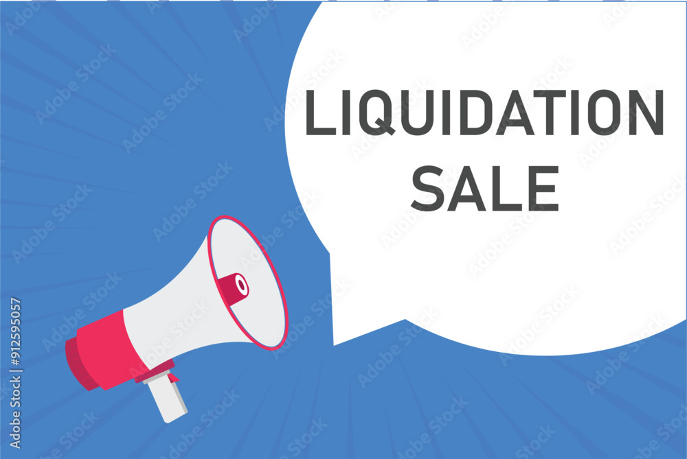 liquidation sale button, banner, label, template for website ...