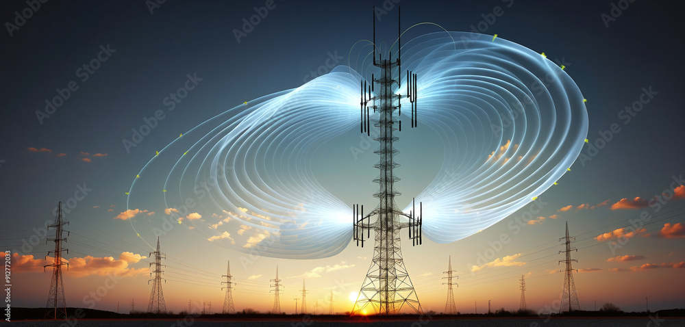 Radio, broadcasting or radio waves propagate as electromagnetic waves ...