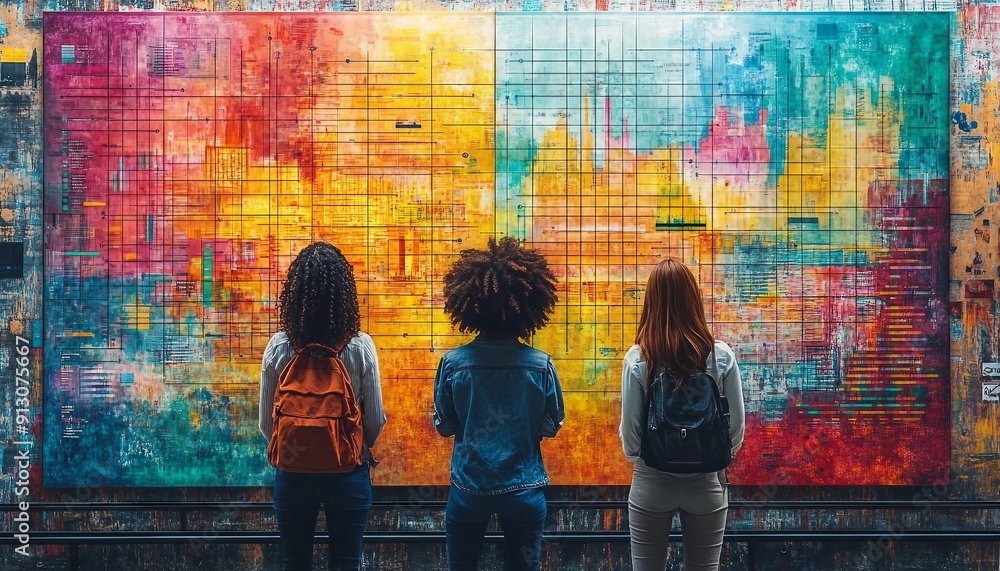 Dynamic Hand-Drawn Business Visualization: Market Segmentation Maps ...