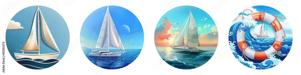 Marina clipart collection, symbol, logos, icons isolated on transparent ...