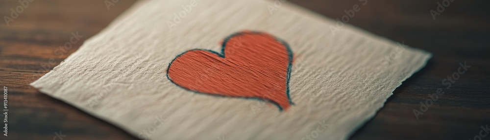 Heartfelt Goodbye Tear-Stained Letter Depicting Lost Love, Softly ...