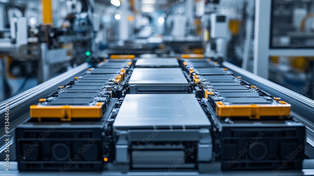 The highperformance and capacity battery manufacturing process involves ...