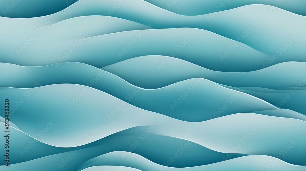 This pattern showcases smooth underwater textures with soft gradients ...