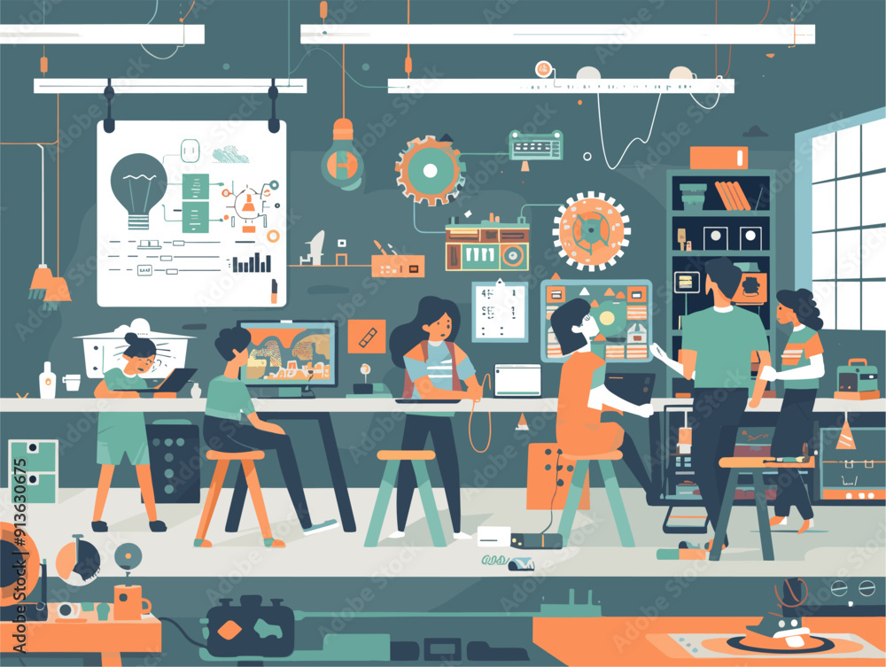 Makerspaces and STEM Education: Collaborative Learning Hubs Empowering ...