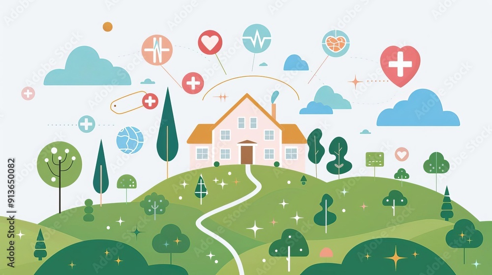 Diagram of public health initiatives replacing reactive healthcare ...