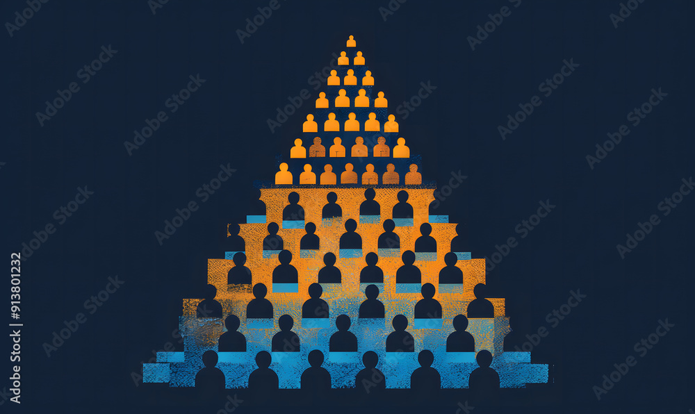 Top-Down Approval Cascade, depicting approval cascading down from top ...