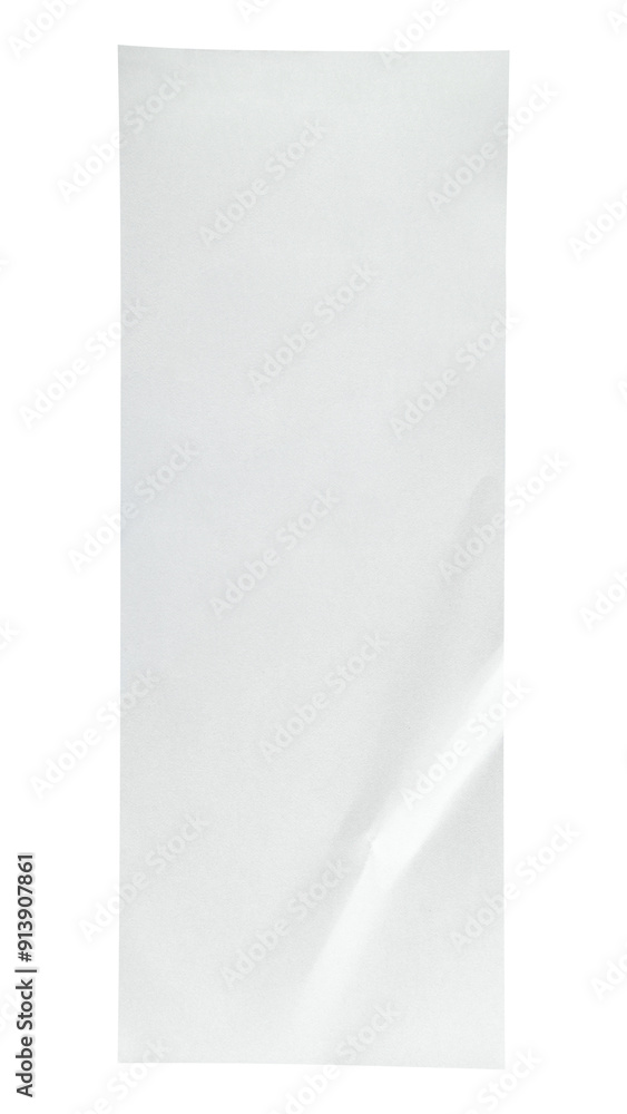 Receipt paper png sticker, transparent background Stock Photo | Adobe Stock
