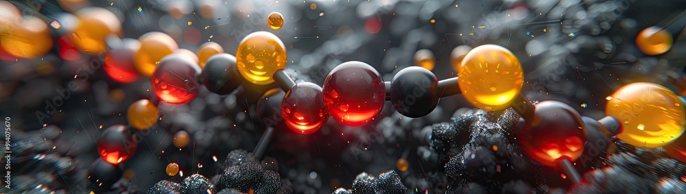 Visualizing the van der Waals structure of tripeptide molecule in a 3D ...